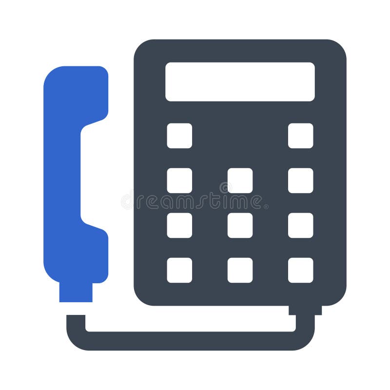 Land line icon stock vector. Illustration of line, tool - 270349138