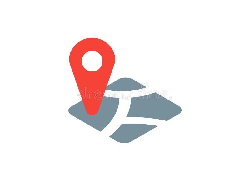 Land Location Icon. Vector Dimension Area Size Icon and Map Pin Stock ...