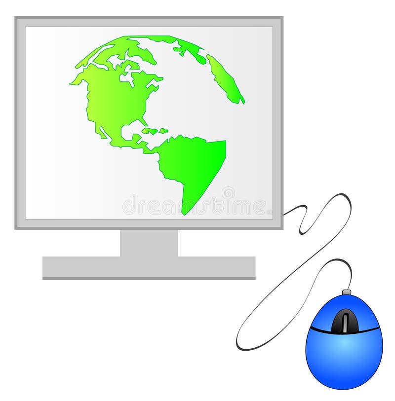 Computer log in stock vector. Illustration of abstract - 6654424