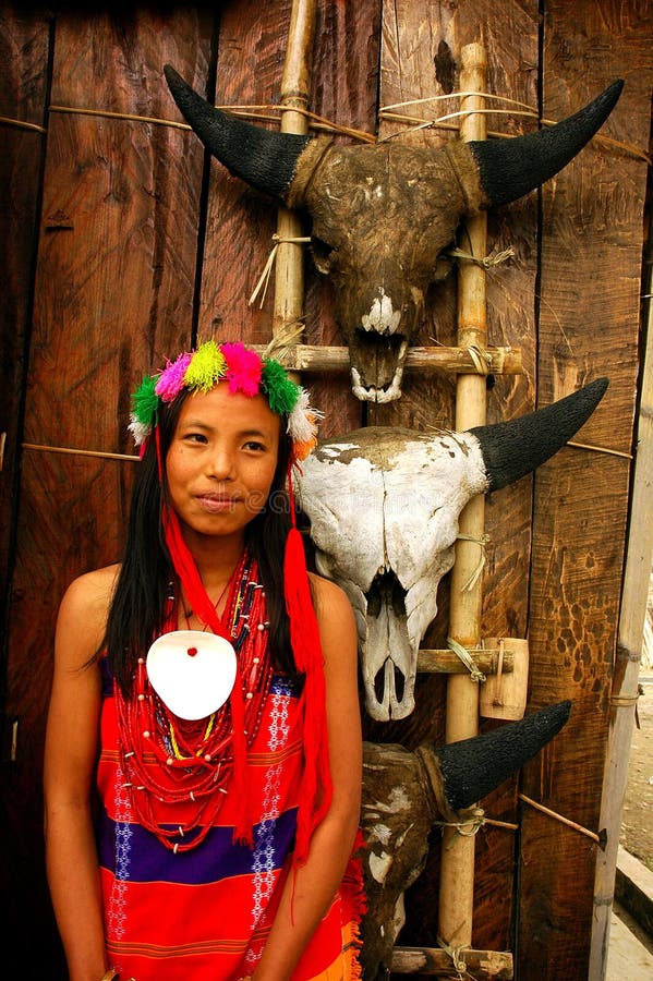 Land & People of Nagaland-India. Editorial Image - Image of door ...