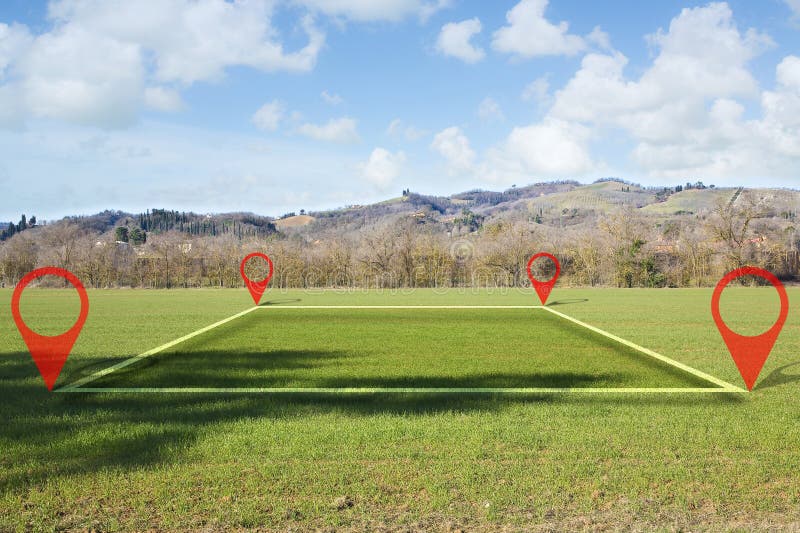 Land Plot Management - Real Estate Concept with a Vacant Land on a ...