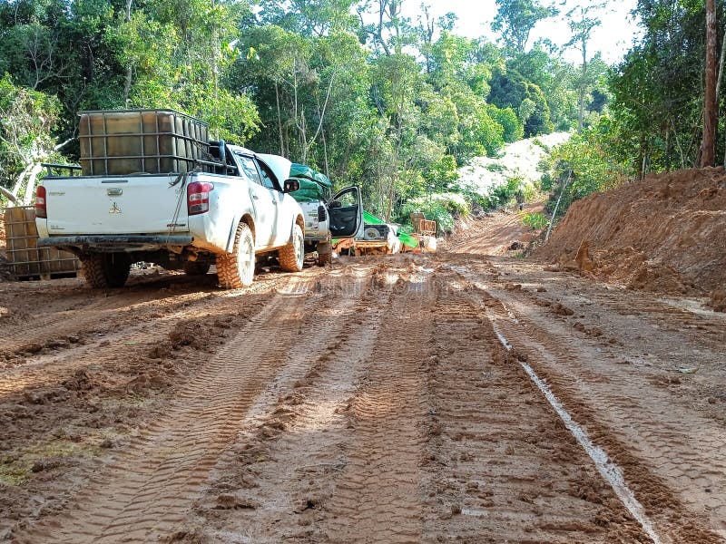 Land Road in the Interior of Borneo Editorial Photo - Image of maluku ...