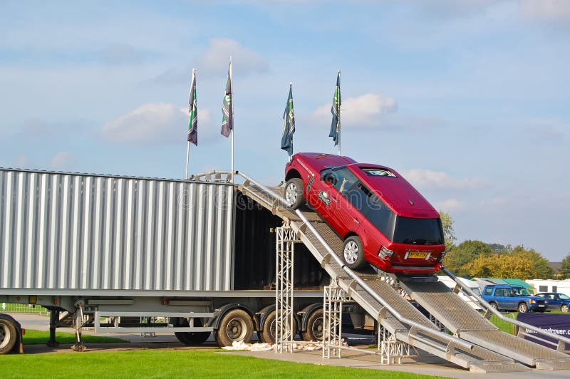 Land Rover Experience Terrapod Obstacle Course Editorial Stock Photo ...