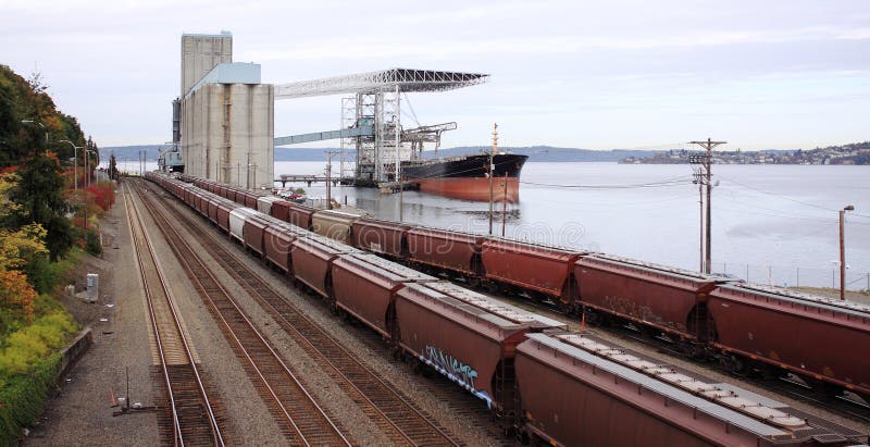 Land and Sea Transportation Stock Photo - Image of global, ship: 12541514