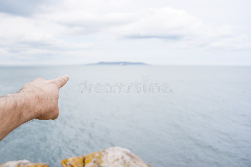 Land in sight stock photo. Image of point, nature, clouds - 45924660