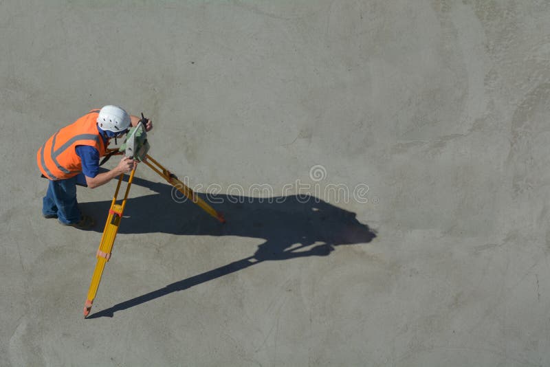 Land surveying stock photo. Image of measuring, distances - 76069488
