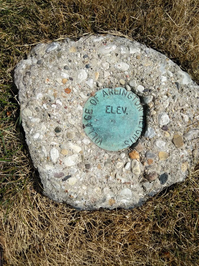 Bench Mark Chiseled in Stone on Old Church, Pilling Stock Photo - Image ...