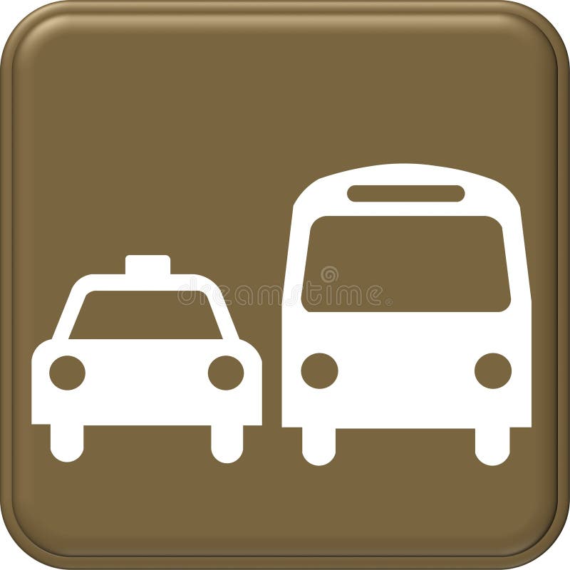 Ground transportation sign stock illustration. Illustration of diagram ...