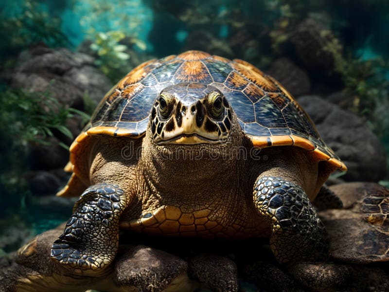 A Portrait of a Land Turtle Stock Image - Image of greek, greece: 294242093
