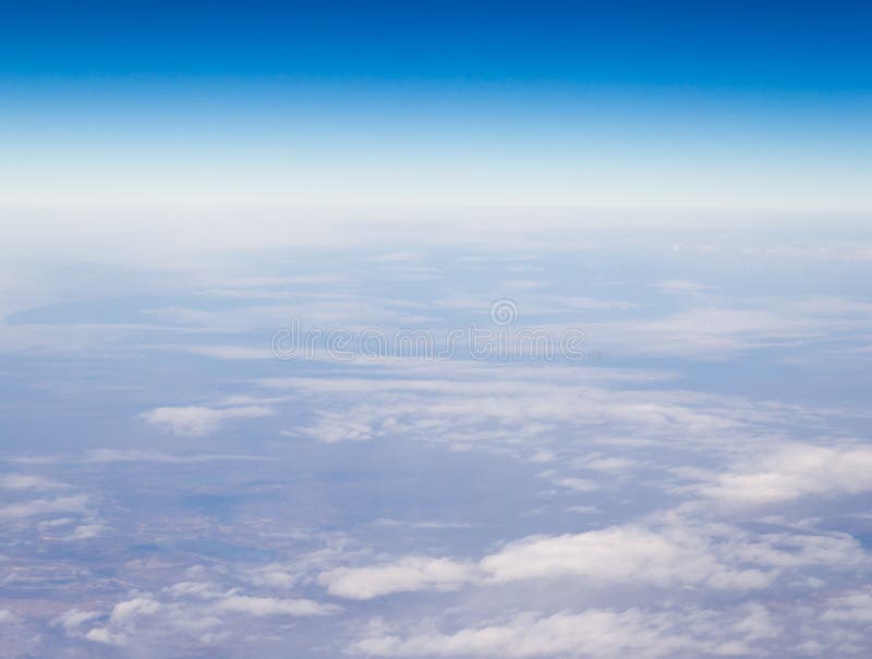 Land, the View from the Airplane Stock Photo - Image of background ...