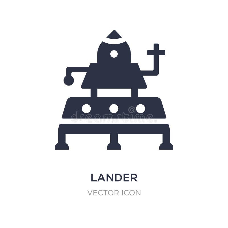 Lander Icon. Trendy Lander Logo Concept on White Background from Stock ...