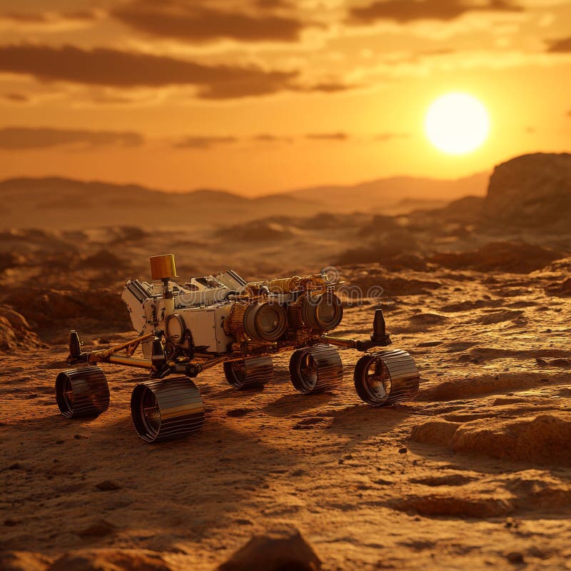 Exploring the Martian Surface with a Lander on Mars, Witnessing the ...