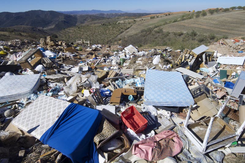 Garbage Land stock photo. Image of bags, wasteful, gross - 12338100