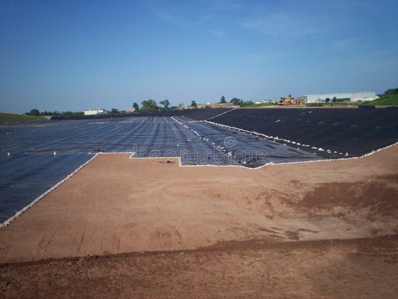 Landfill Cell Liner stock photo. Image of composite, extraction - 4118912