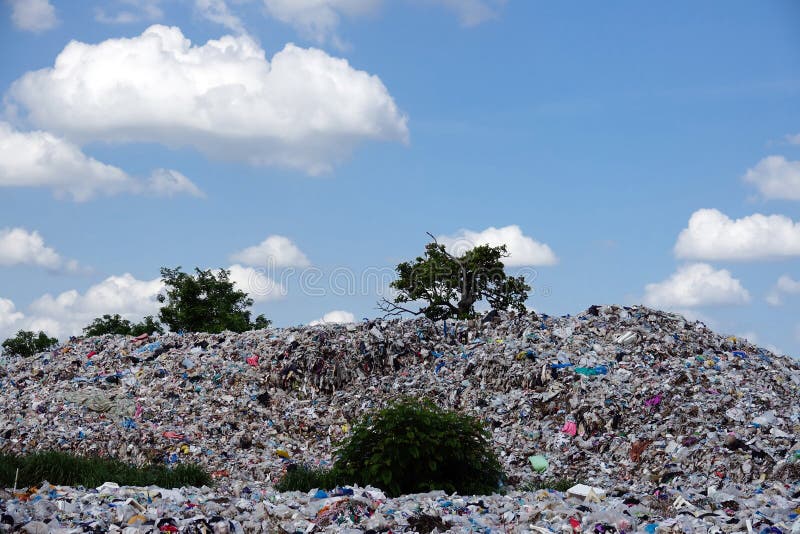 Landfill in the nature stock photo. Image of toxic, consumerism - 72914784