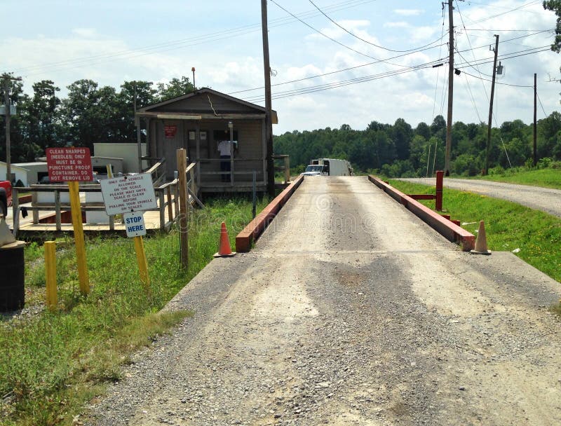 Landfill scales stock image. Image of trash, tipping - 90807515