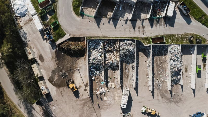 Landfill Site, a Pile of Junk, Unsorted Waste Materials Stock Photo ...