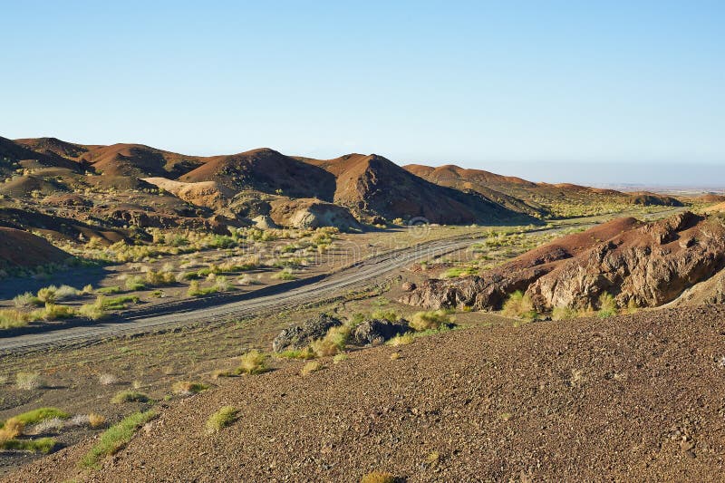 Landform van de winderosie stock afbeelding. Image of woestenij - 31770329