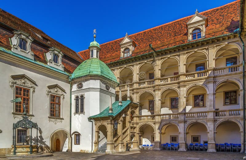 Landhaus in Graz, Austria stock image. Image of tourist - 80574411