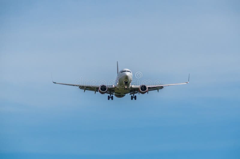 Landing stock photo. Image of transportation, approach - 80666756