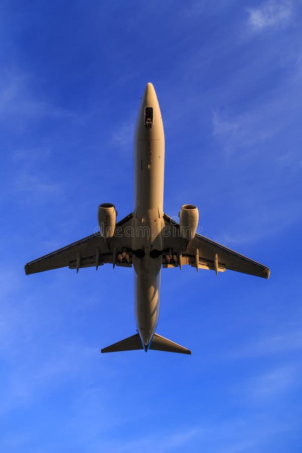 Airliner overhead stock image. Image of shot, widebody - 50962927