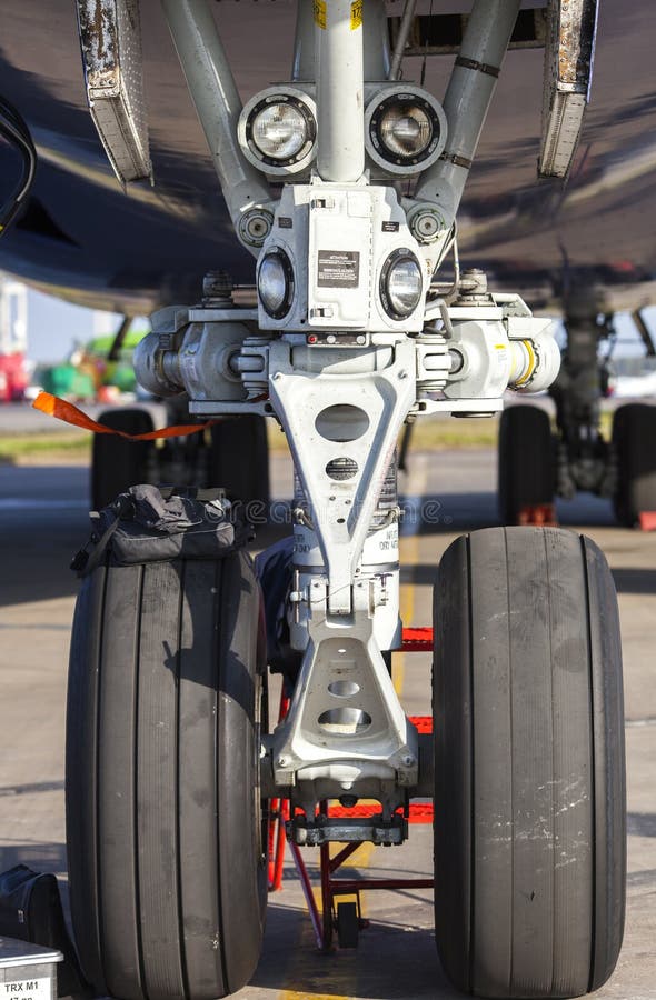 Landing gear stock photo. Image of runway, transport - 73628972