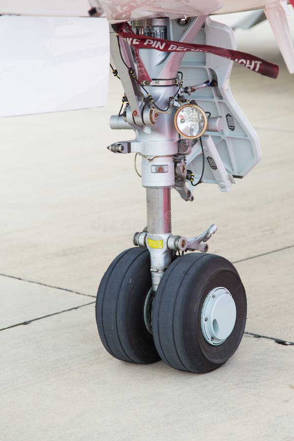 Landing Gear stock photo. Image of airplane, aerial, technology - 49674460