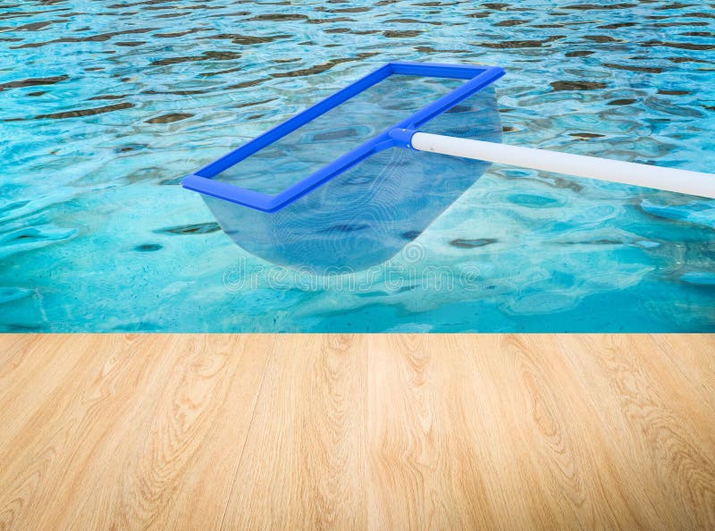 Landing Net or Fishing Net with Pool Stock Illustration - Illustration ...