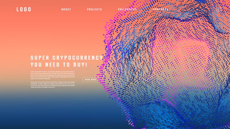 Landing Page Abstract Design with Big Data. Template for Website or App ... Landing Page Abstract Design with Big Data. Template for Website or App ...