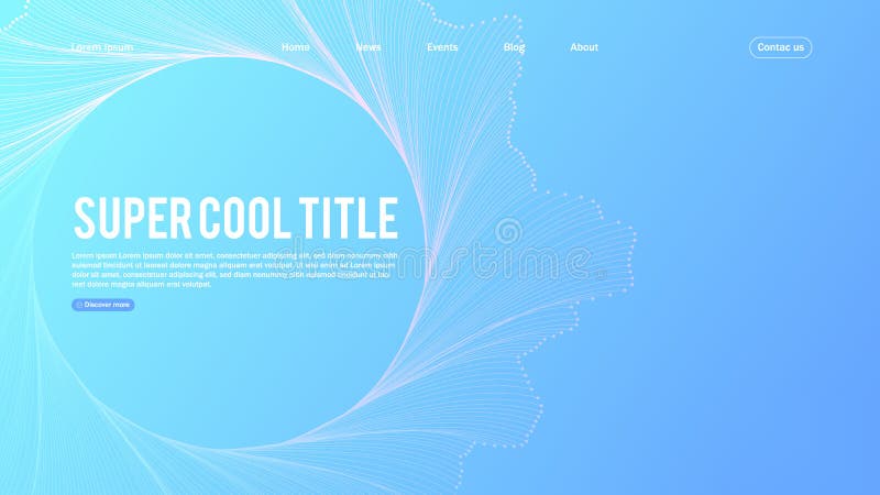 Landing Page Abstract Design with Big Data. Template for Website or App ... Landing Page Abstract Design with Big Data. Template for Website or App ...
