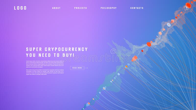 Landing Page Abstract Design with Big Data. Template for Website or App ... Landing Page Abstract Design with Big Data. Template for Website or App ...