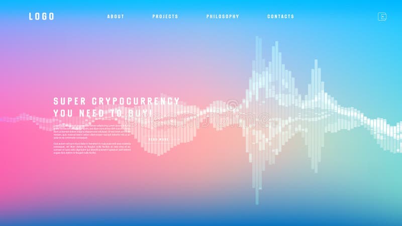 Landing Page Abstract Design with Big Data. Template for Website or App ... Landing Page Abstract Design with Big Data. Template for Website or App ...