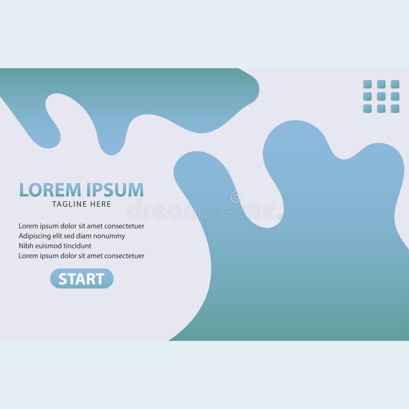 Landing Page Design Vector Templates Simple and Modern Stock Vector ...