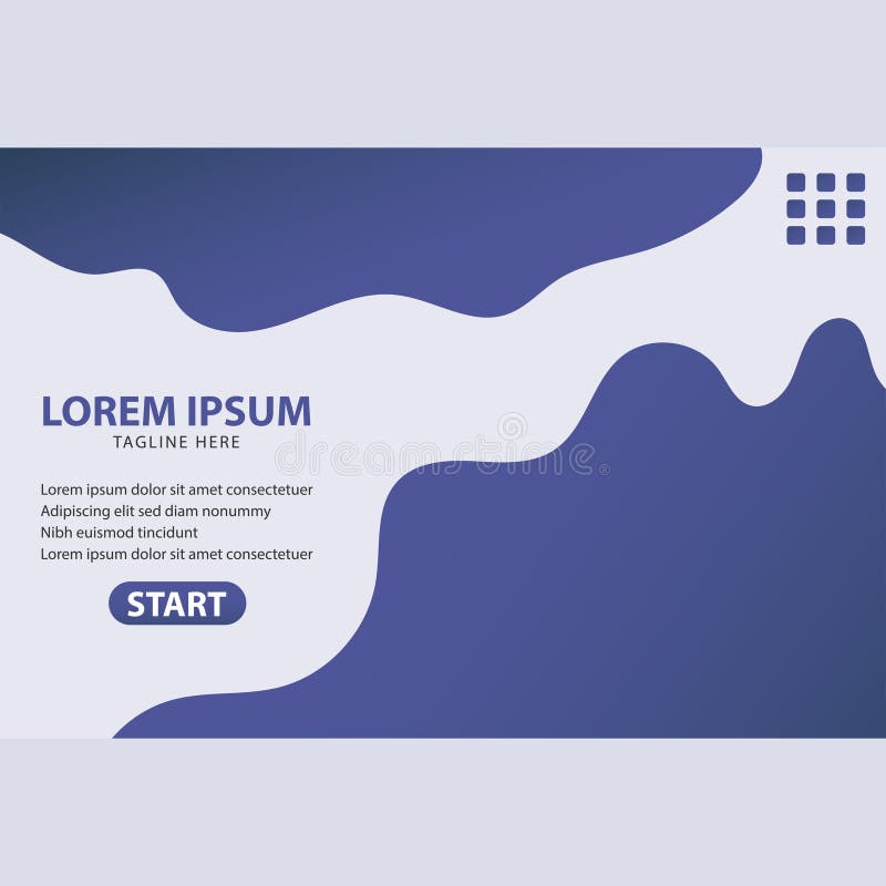 Landing Page Design Vector Templates Simple and Modern Stock Vector ...