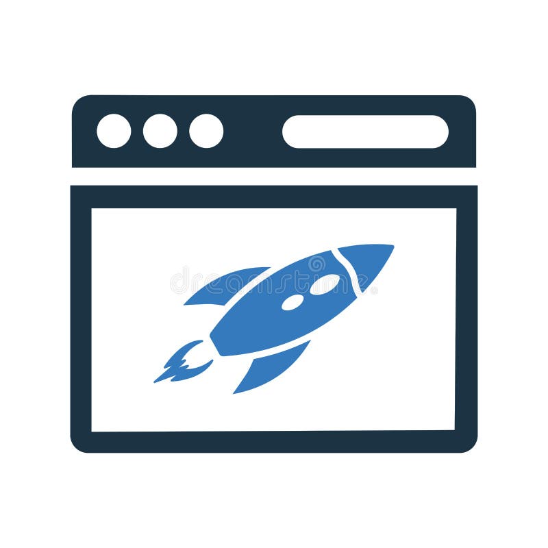 Landing, Page Icon. Editable Vector Graphics Stock Illustration ...