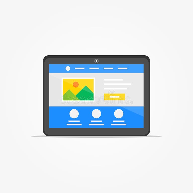 Tablet Technology Interface Stock Illustrations – 57,090 Tablet ...