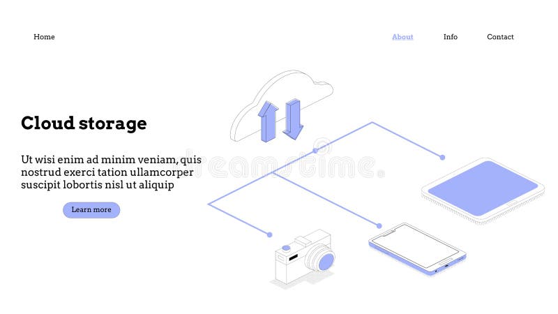 Landing Page Template. Cloud Computing Modern Flat Design Isometric ... Landing Page Template. Cloud Computing Modern Flat Design Isometric ...