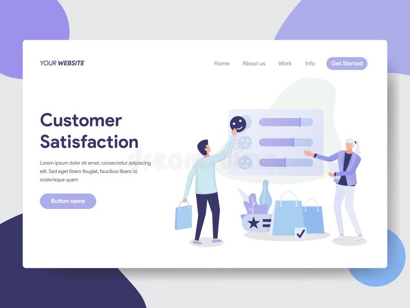 Landing Page Template of Frequently Asked Question Concept. Modern Flat ...