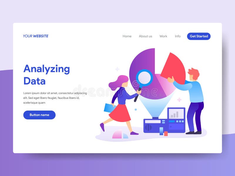Landing Page Template of Help Desk Support Isometric Illustration ... Landing Page Template of Help Desk Support Isometric Illustration ...
