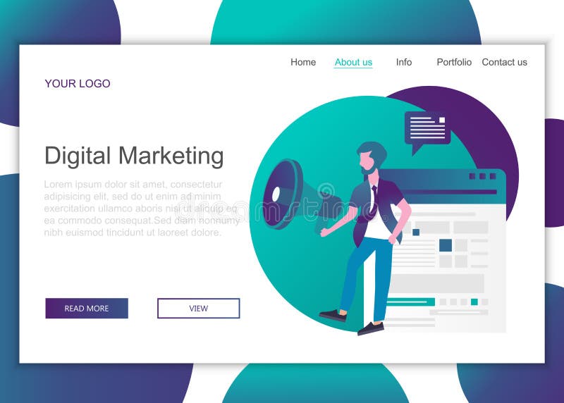 Modern Flat Design Concept of Web Page Design for Website and Mobile ...