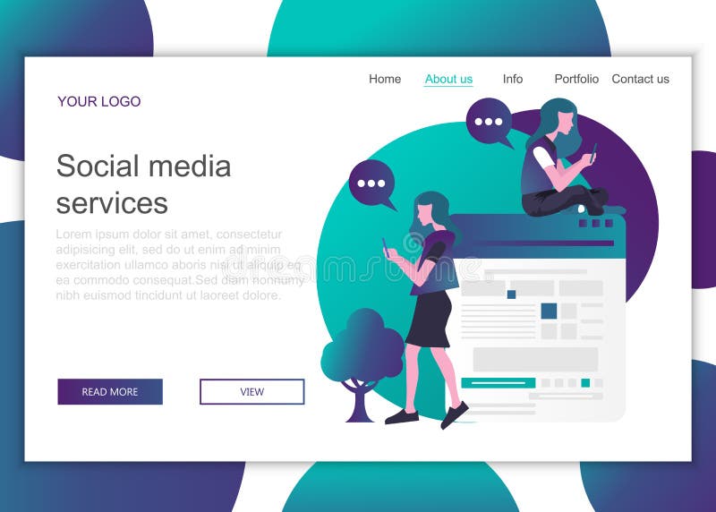 Modern Flat Design Concept of Web Page Design for Website and Mobile ...