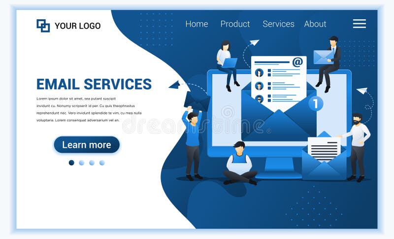 Email Page Design Stock Illustrations – 27,346 Email Page Design Stock ...