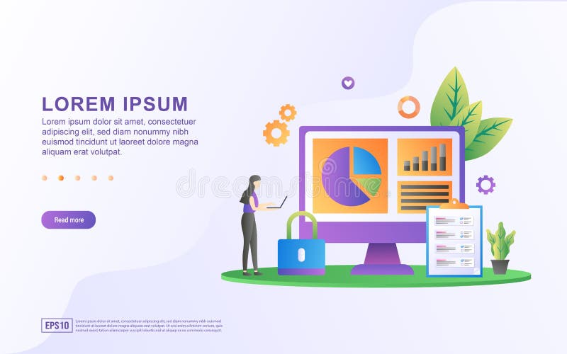 Data Leaks, Cloud Hacking. Data Hack Problem. Vector Stock Illustration. Stock Vector ...