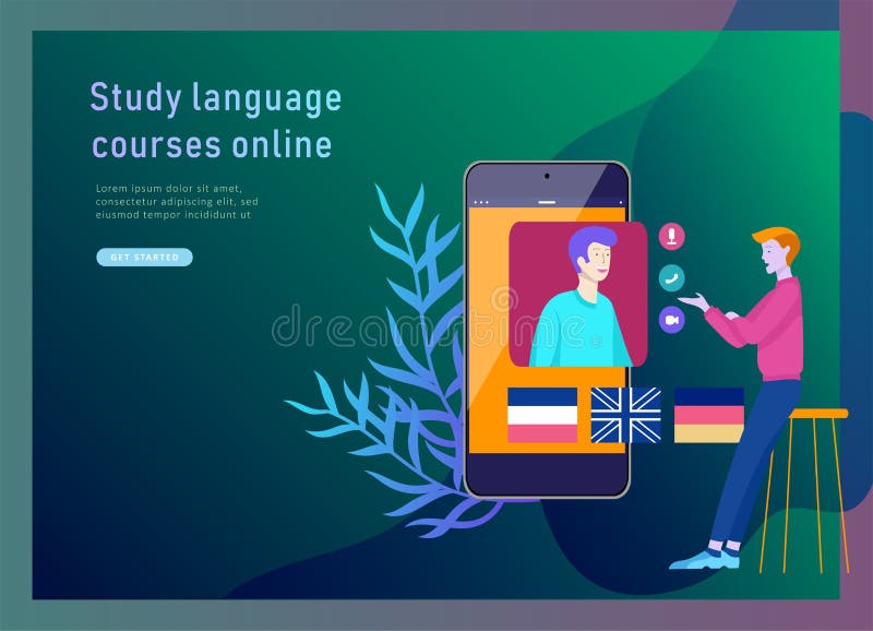 Landing Page Templates for Online Language Courses, Distance Education ...