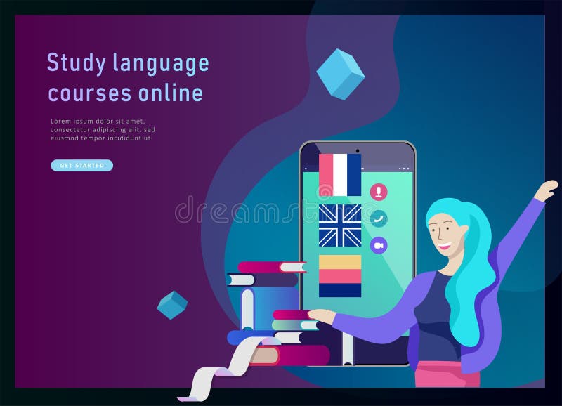 Landing Page Templates for Online Language Courses, Distance Education ...