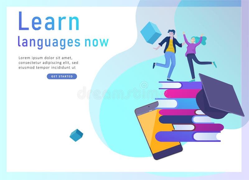 Landing Page Templates for Online Language Courses, Distance Education ...