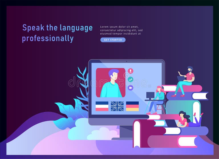 Landing Page Templates for Online Language Courses, Distance Education ...