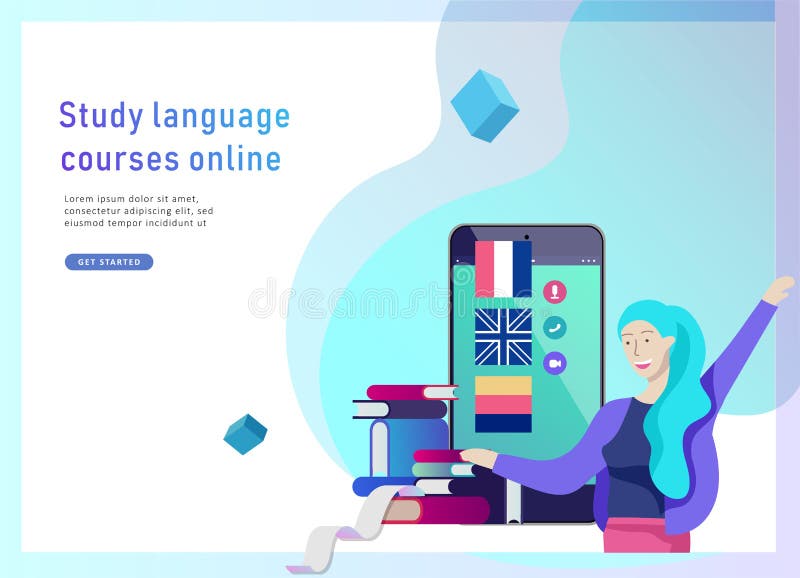 Landing Page Templates for Online Language Courses, Distance Education ...