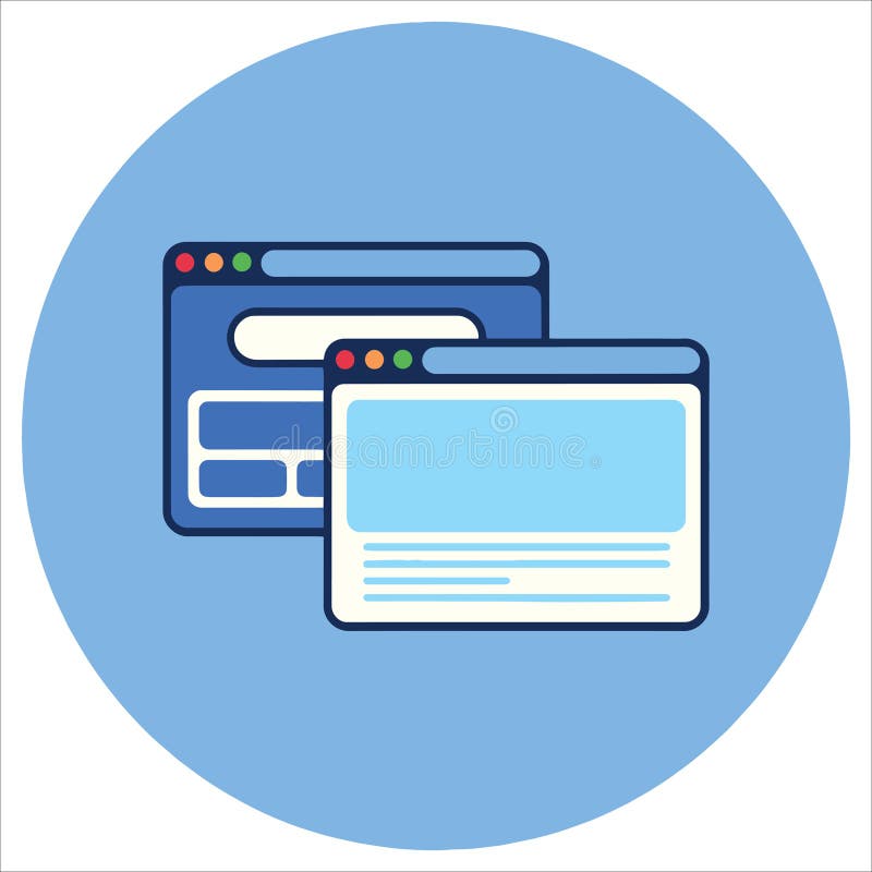 Landing Pages Vector Icon. Website Conversion Optimization Tool Stock ...