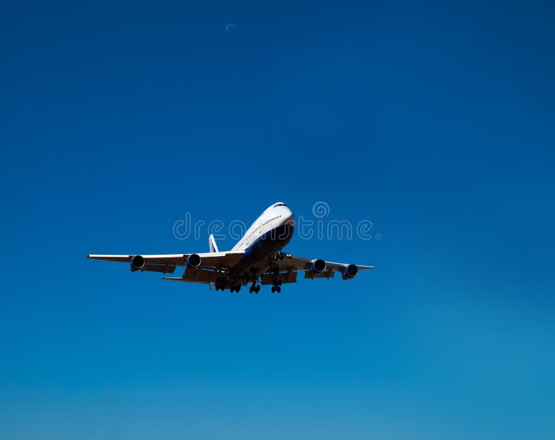 Landing plane stock photo. Image of transport, aircraft - 26594056